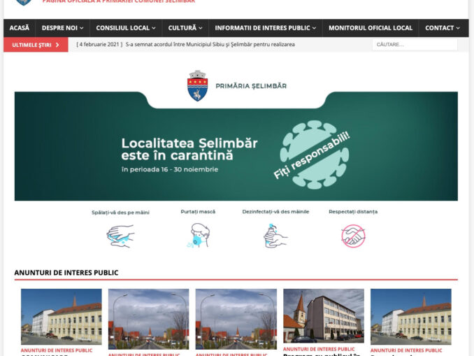 Primaria Comunei Selimbar - Pagina oficiala a Comunei Selimbar